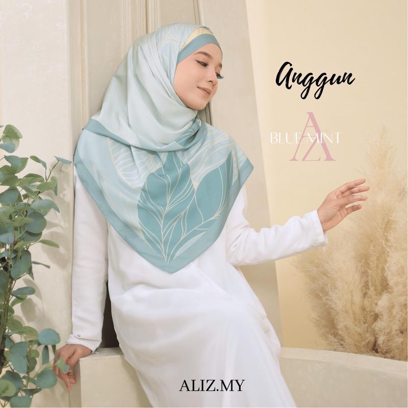 ALIZ SCARF - ANGGUN - SHAWL VALENCIA SATIN - TikTok Shop Malaysia