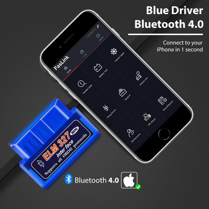ELM327 BLE4.0 Fault Detector Bluetooth 327 iOS Fault Diagnosis - TikTok ...