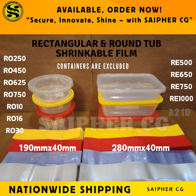 Pvc Shrink Wrap Plastic Packaging Cap Sealer Tape Colored & Transparent ...