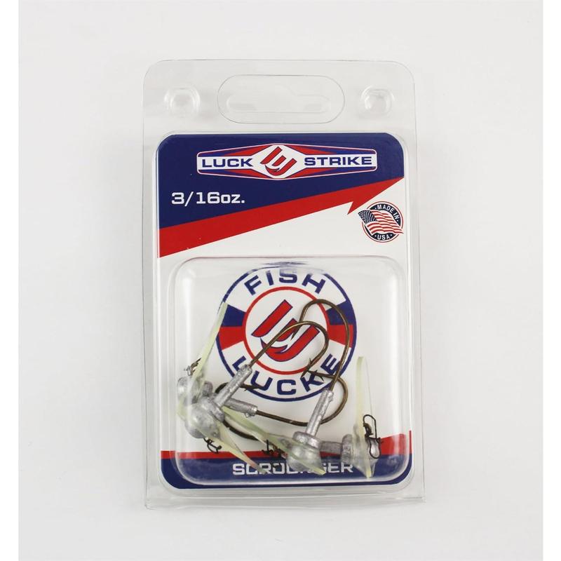 Original Scrounger Jig Head - Creates Realistic Swimming Action to Soft ...
