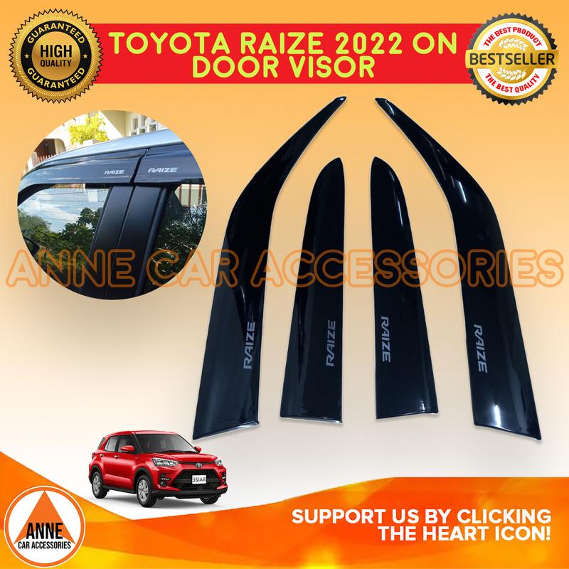 Premium Visor for Toyota Raize 2022 2023 2024 2025 Model / Window ...