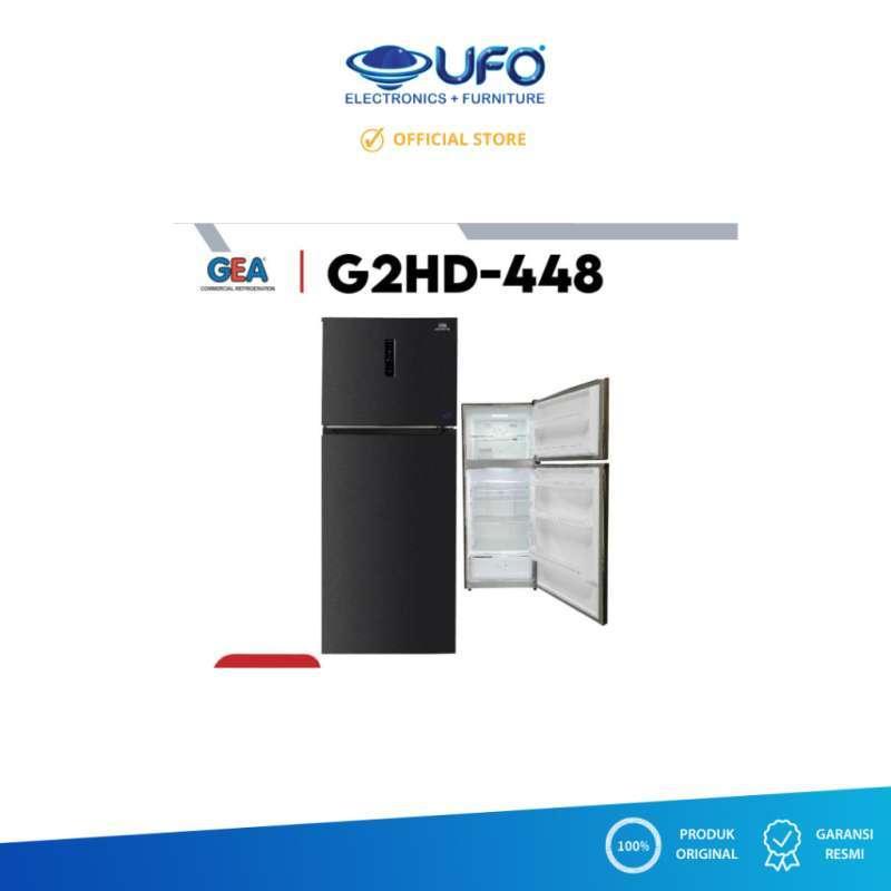 GEA 2 Pintu G2HD 448 / G2HD448 BLACK INOX No Frost 448 Liter - Shop ...