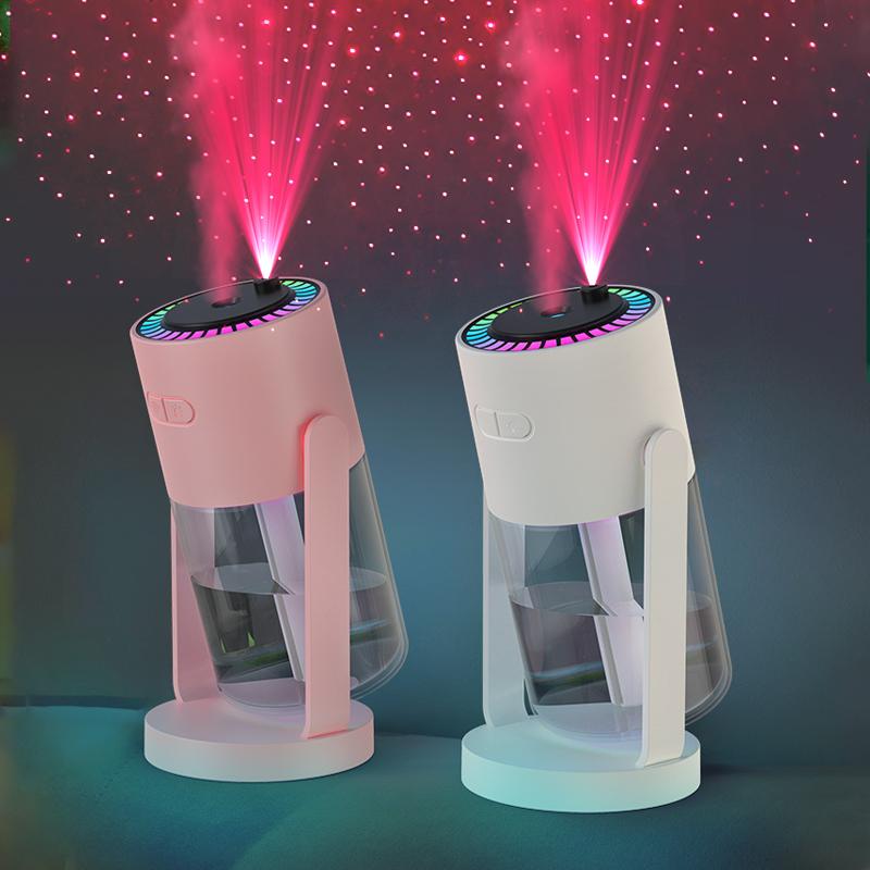 USB Starry Sky Head Shaking Humidifier, Mini Atmosphere Projection ...