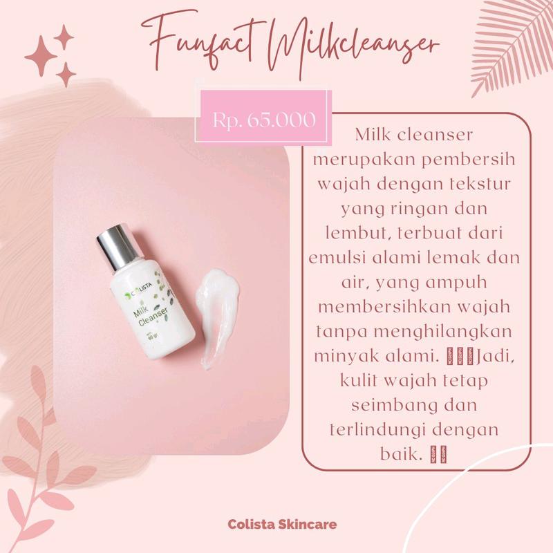 milk cleanser colista - Shop | Tokopedia