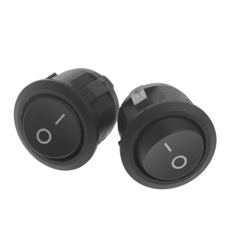 2x Waterproof Round Rocker Switch 3 Pin 2 Position SPST Toggle - TikTok ...