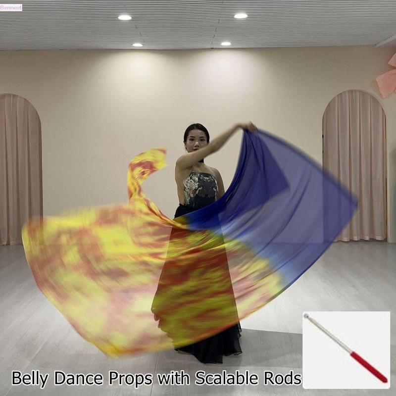 New with Telescopic Sticks Belly Dance Accessories Props Scalable ...