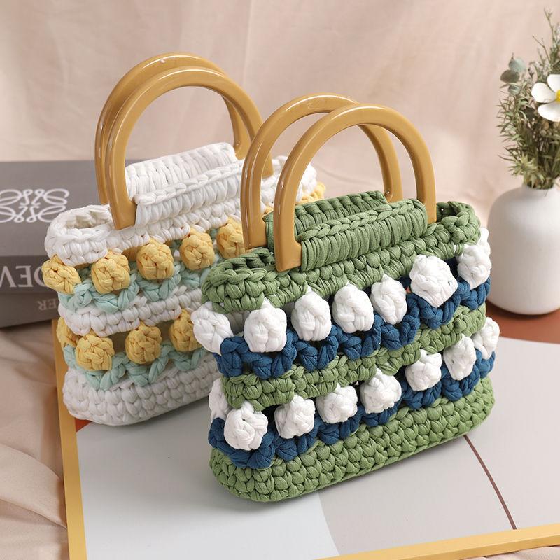 Pakej Bahan Mengait Tulip, Buatan Tangan DIY, Mudah Alih, Benang ...