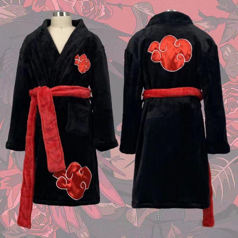 Naruto Pajamas Spring Dragon Ball Cosplay Robe Son Goku Bathrobe ...