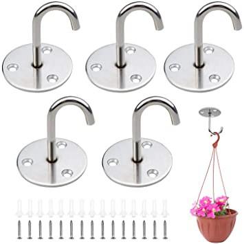 MKR Stainless Steel Hook Ceiling Fan Hook J Shape With Round - TikTok ...