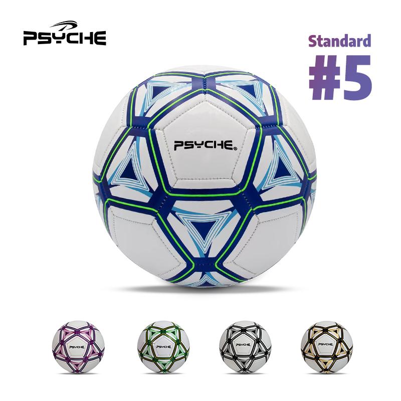 Psyche Soccer Ball Leather Football Official Size 5 Classic Outdoor ...