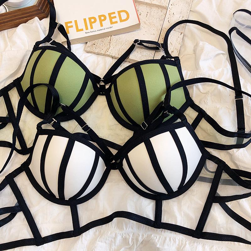 2022 NEW French Sexy Watermelon Cup Fashion Women Bra Sets Thicken ...