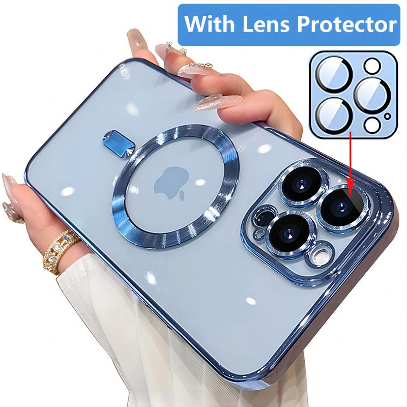 Sarung Penyaduran Magnetik untuk iPhone 15 16 14 Plus 13 12 11 - TikTok ...