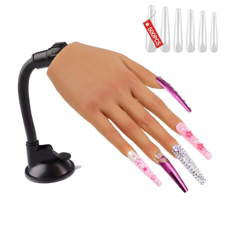 Practice Hand for Nails with 500 count Nails, Hands to Practice ...