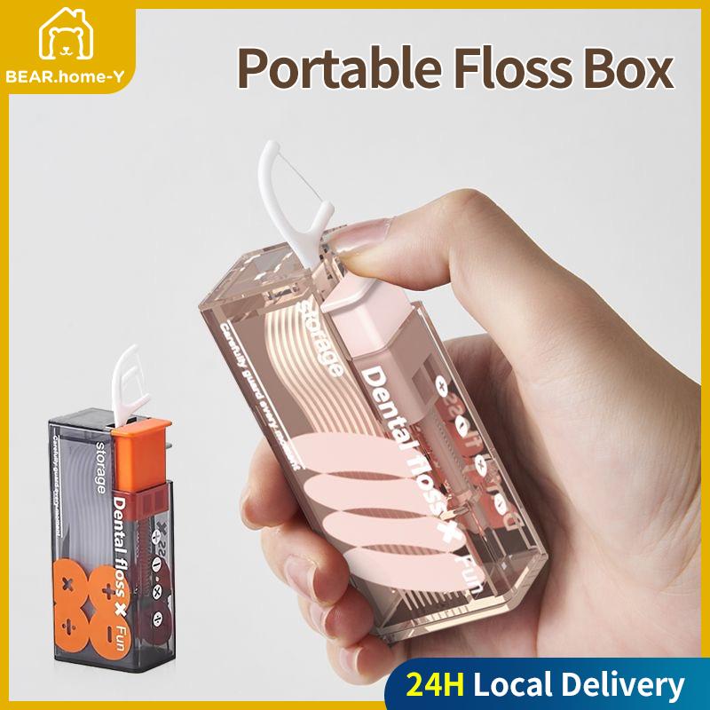 Portable Mini Dental Floss Box with Automatic Dispenser and 10 - TikTok ...