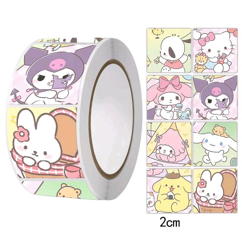 500 PCS Cute Sanrio Stickers Kuromi Patcha Dog Cinamo roll - TikTok ...