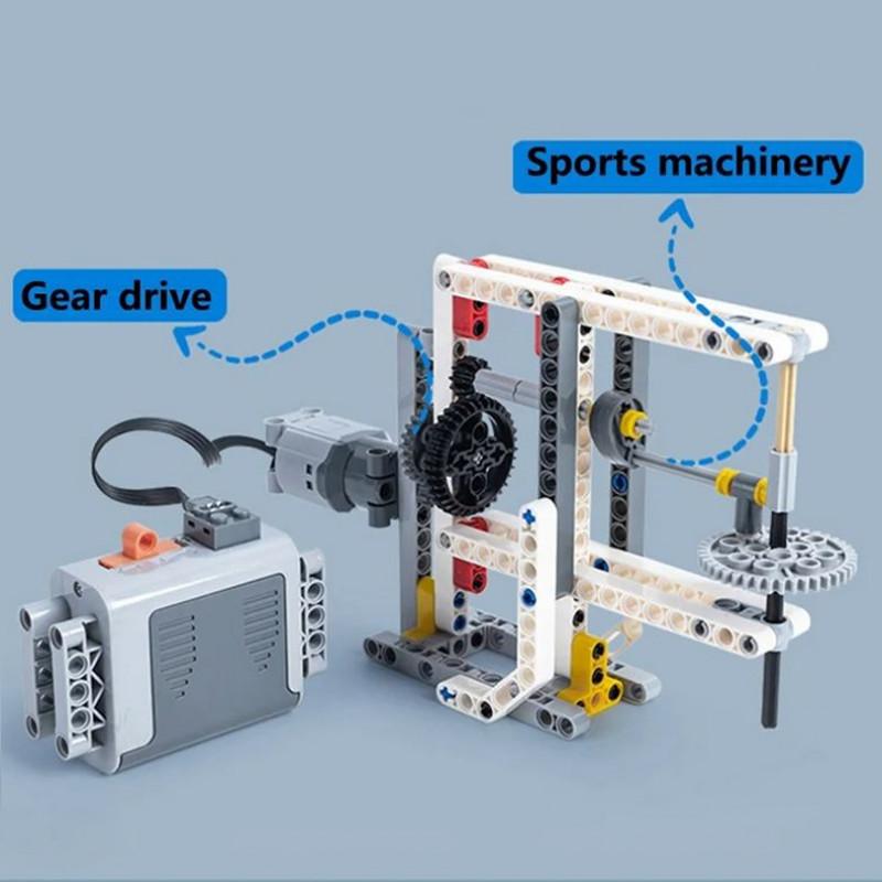 STEM 9686 Robotic Creator Block Brick Electric Science Technology Power ...