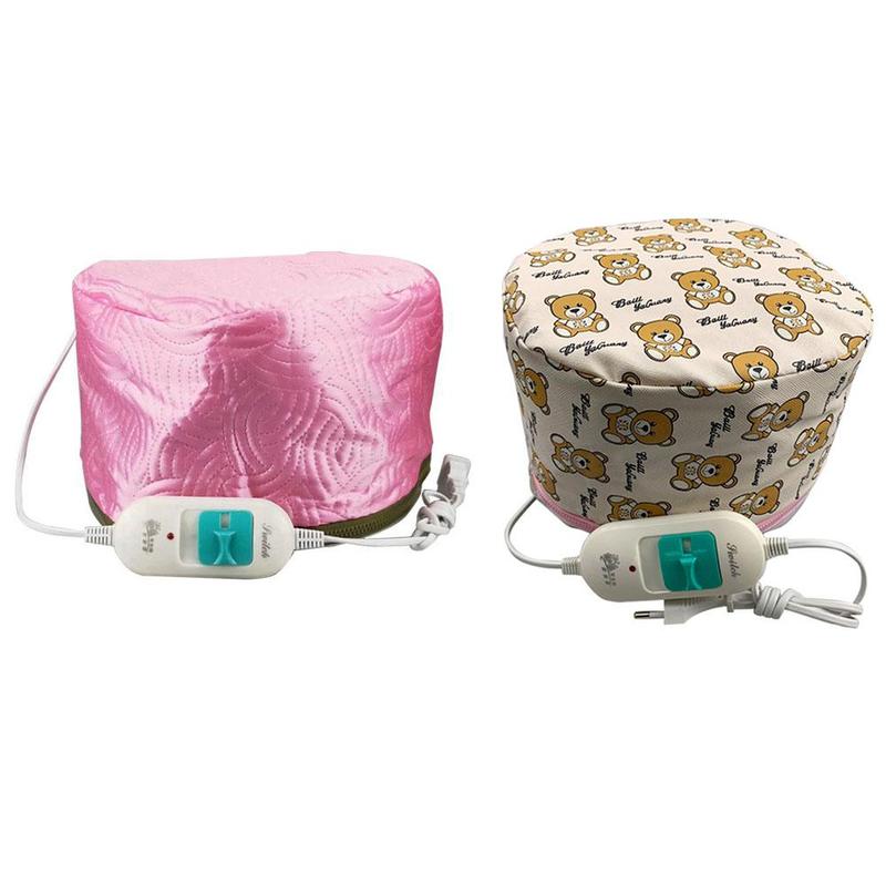 Electric Thermal Heating Cap Hat Steamer SPA Nourishing Hair - TikTok ...