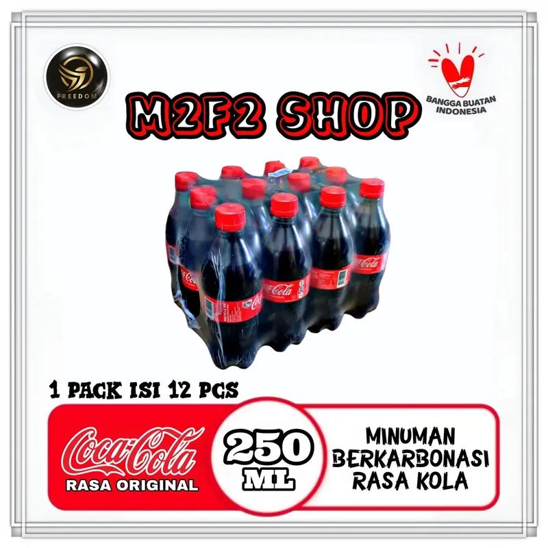 Coca Cola Minuman Bersoda Botol Plastik Pet - 250 ml (Kemasa - Shop ...