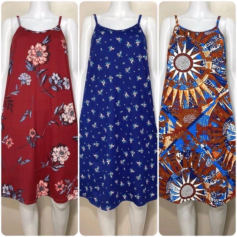SPAGHETTI DRESS PANG BAHAY 6PCS ASSORTED - TikTok Shop Philippines