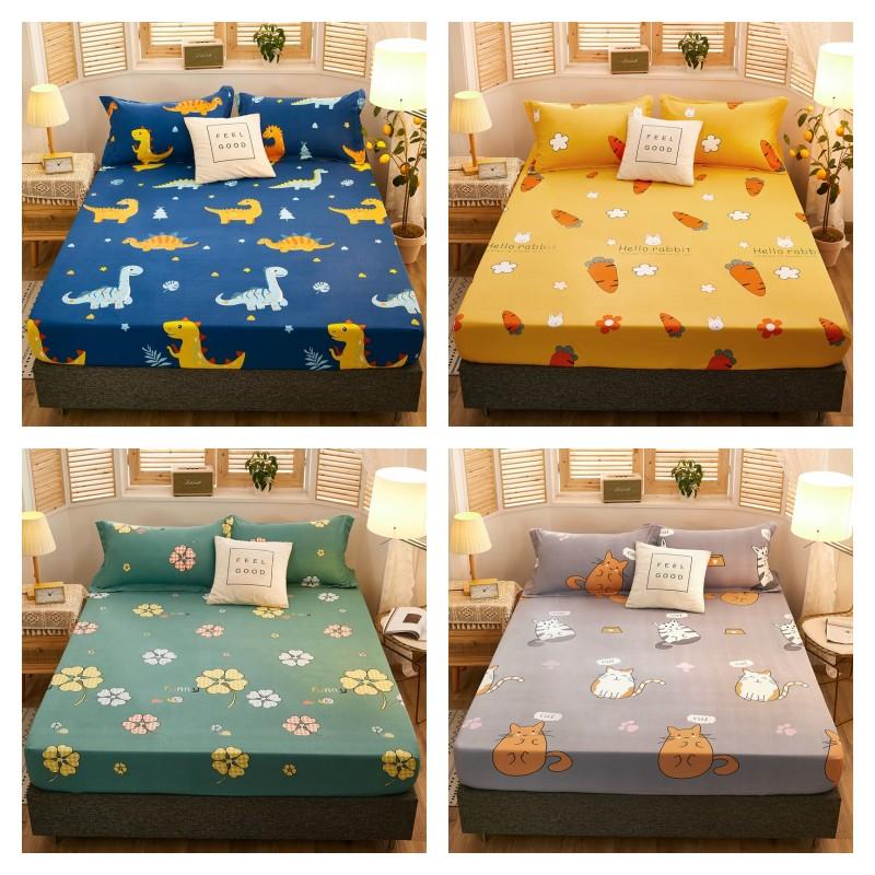 3 IN 1 Water-Proof Fitted Sheet Cartoon Dinosaur Print Cadar - TikTok ...