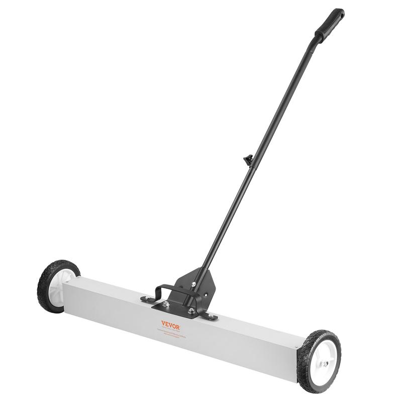 VEVOR 55Lbs Rolling Magnetic Sweeper with Wheels,Push-Type Magnetic ...