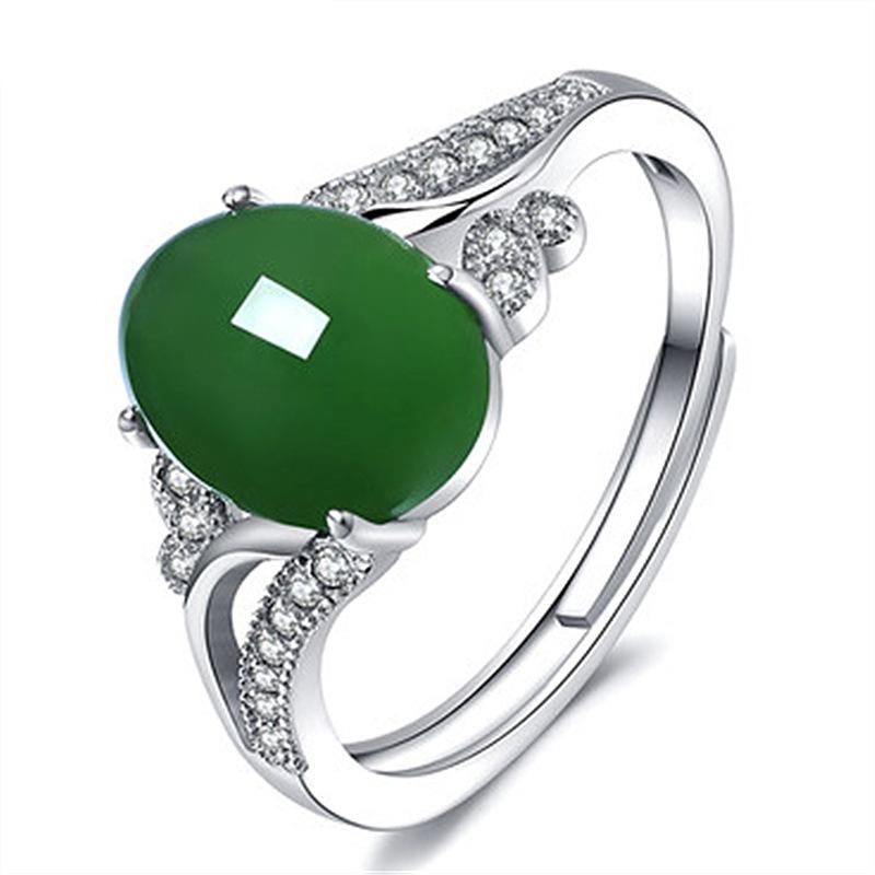 Cincin Terbuka, Jed Hijau Jed Hetian Alamiah, Bersalut Perak - TikTok ...