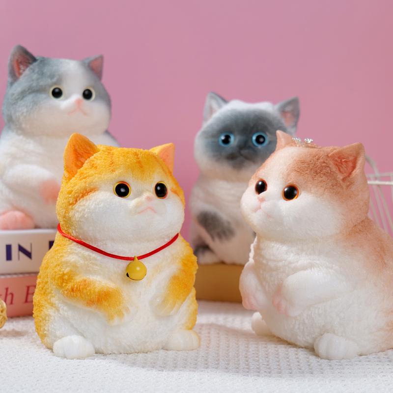 Handmade Large Taba Squishy Cat Cute Cat DIY Squeeze Toy, Hyperreal ...