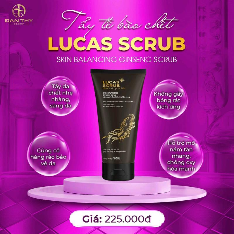 Tẩy Tế Bào Da chết LUCAS SCRUB New Skin Your Life Skincare Trà - TikTok ...