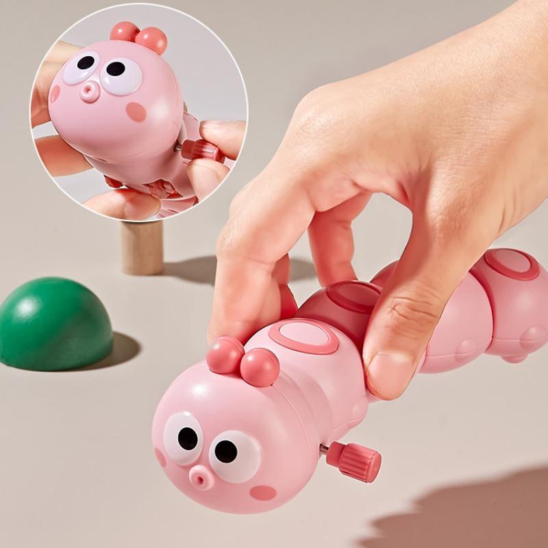 Cute Cartoon Worm Design Wind Up Clockwork Toy, Interactive Funny ...
