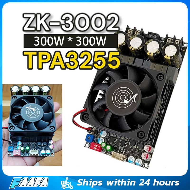 ZK-3002 2*300W TPA3255 BTL Mono 600W Stereo Digital Amplifie - TikTok ...
