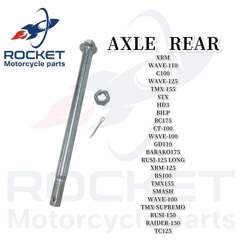 MOTORCYCYLE AXLE REAR XRM/ WAVE-110/C100 WAVE-125 TMX-155/STX - TikTok ...