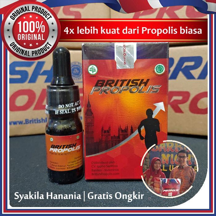 BRITISH PROPOLIS Asli 100% Original Distributor Resmi - Reguler, 1 ...