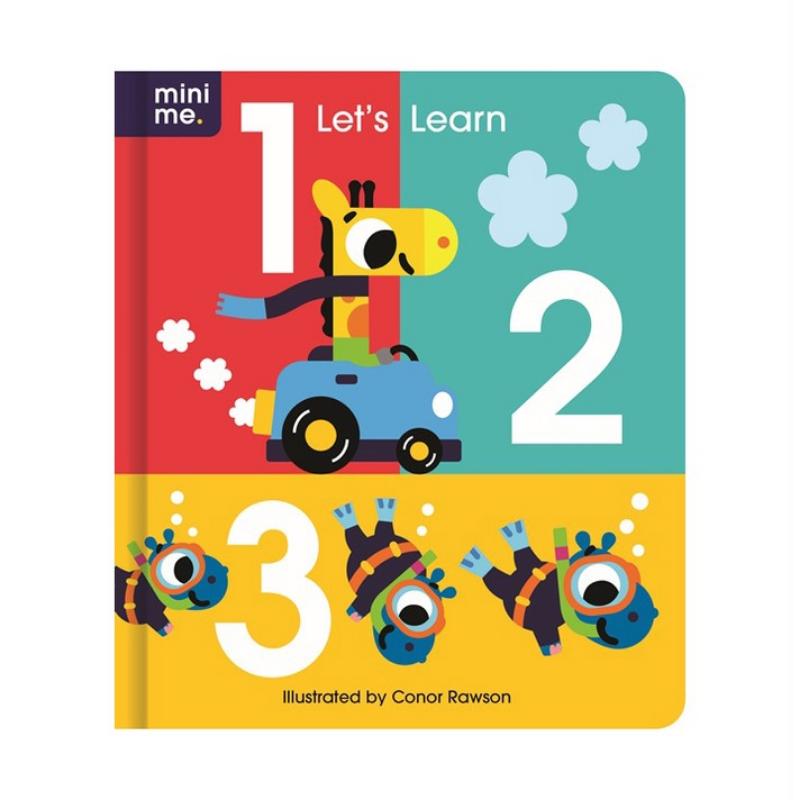 Lets Learn 123 Board Book Kids To Numbers With Colourful Illustrations ...