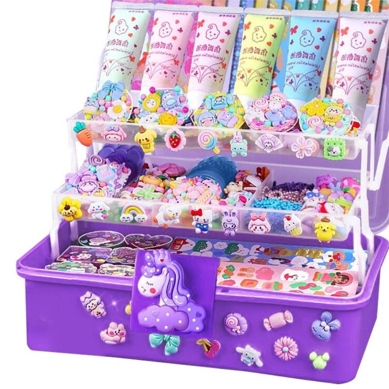 ToySet krim putar DIY, set krim putar hadiah DIY, set pembuatan rantai ...
