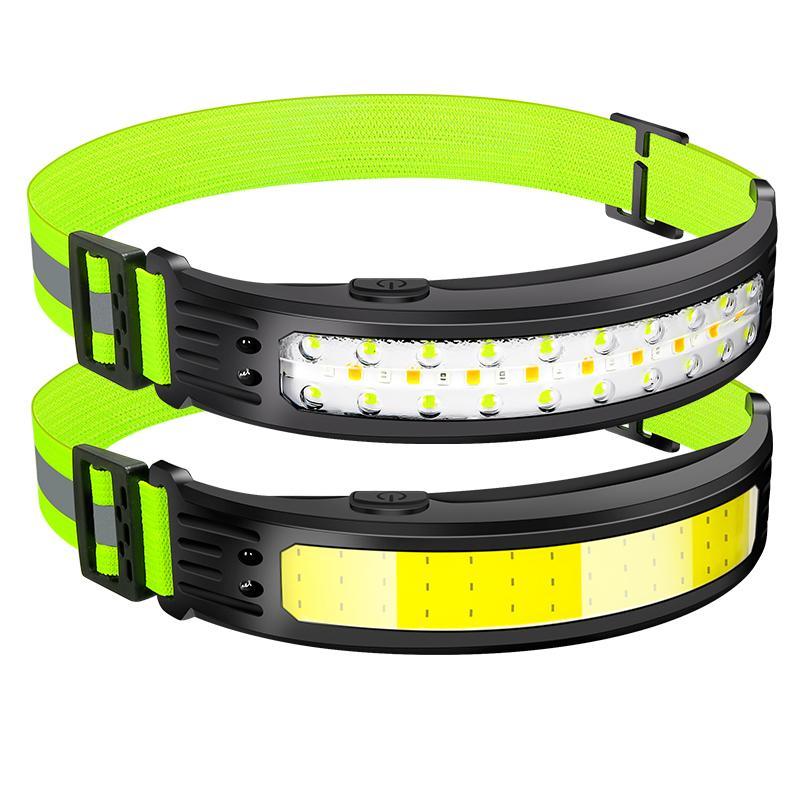 Outdoor Portable LED Headlight, 1 Count Rechargeable Intelligent ...
