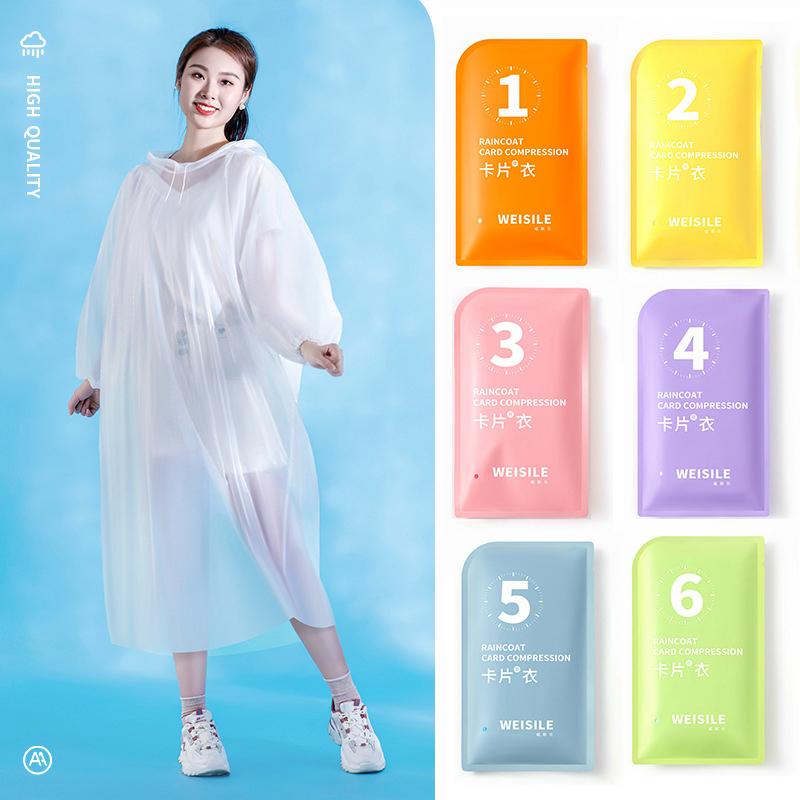 Portable Thickened Raincoat Travel Outdoor Rainwear Waterproof - TikTok ...