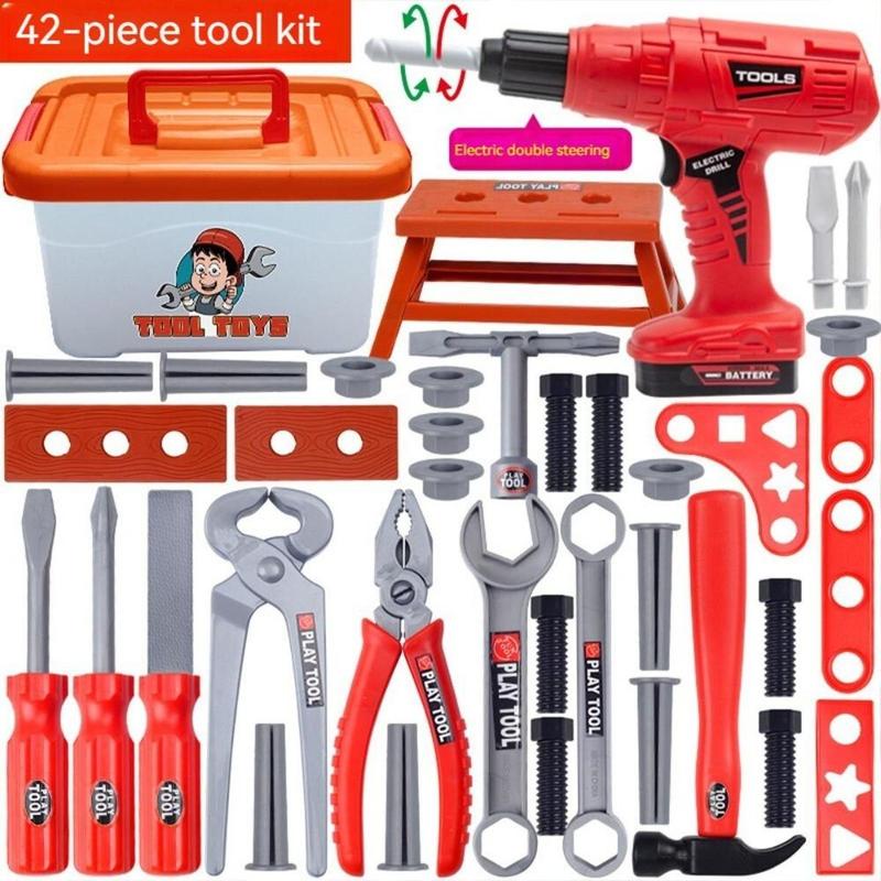 38-42PCS Simulation Repair Toolbox Kids Maintenance Toys Wit - TikTok ...