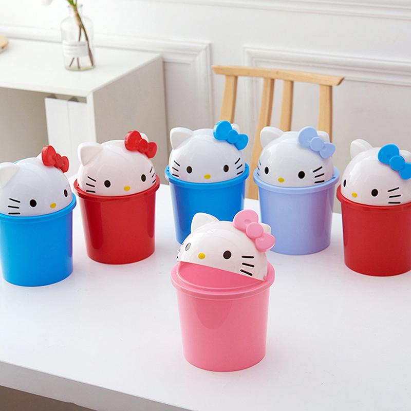 1PC Sanrio Dustbin Rubbish New Hello Kitty Bin Garbage Kawai - TikTok ...