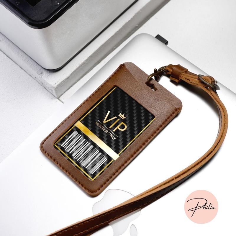 Name Tag Kantor Lanyard Id Card Holder dan Tali Lanyard Free - Shop ...