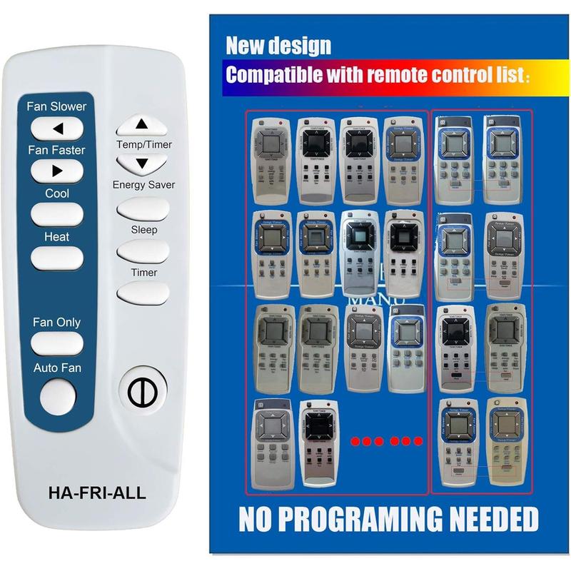 Replacement for Frigidaire Air Conditioner Remote Control Listed ...