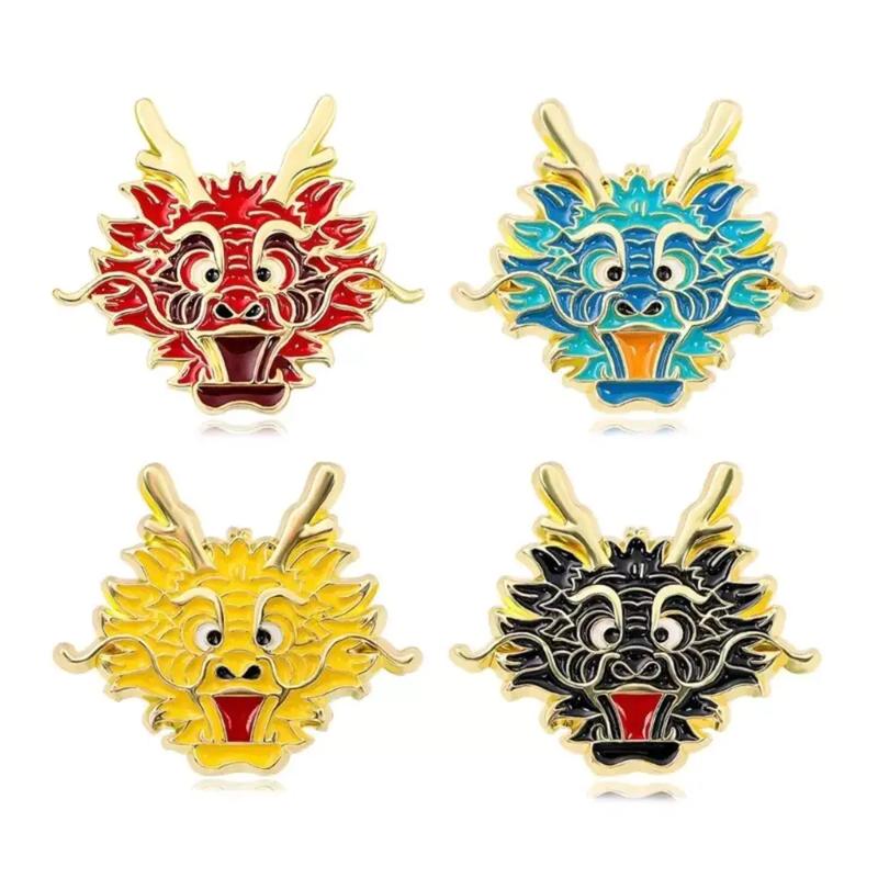 Zodiac Pin Enamel Lapel Pin Metal Accessory For Chinese New - TikTok ...