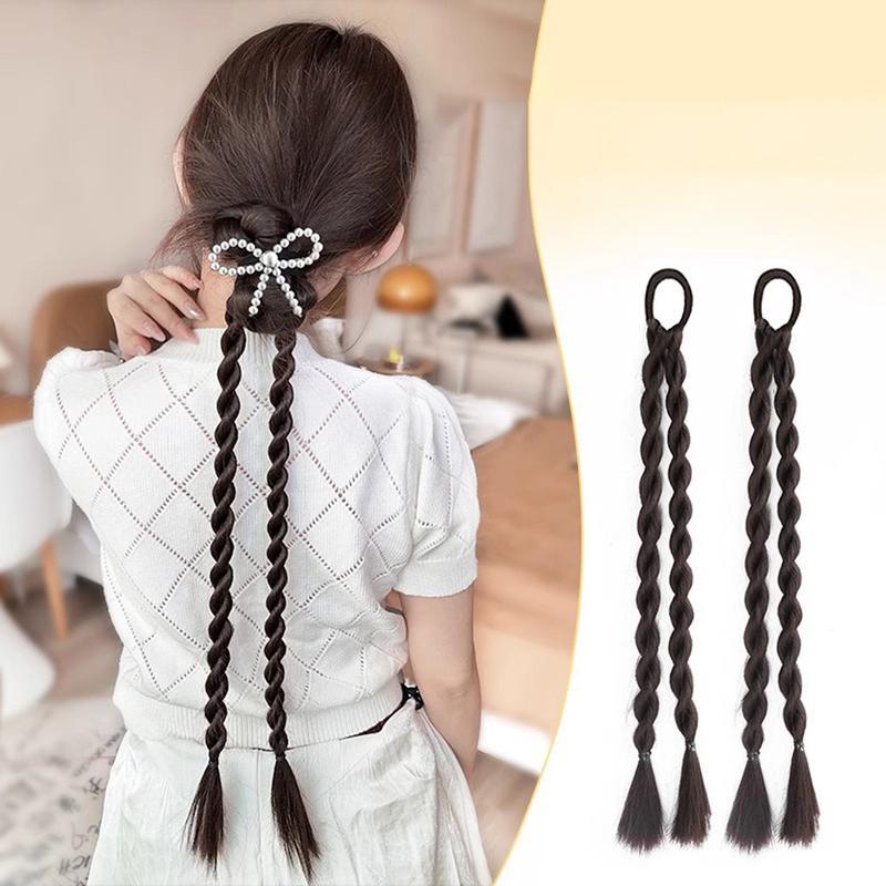Female Imitation Boxing Hair extension Fried Dough Twists Long - TikTok ...