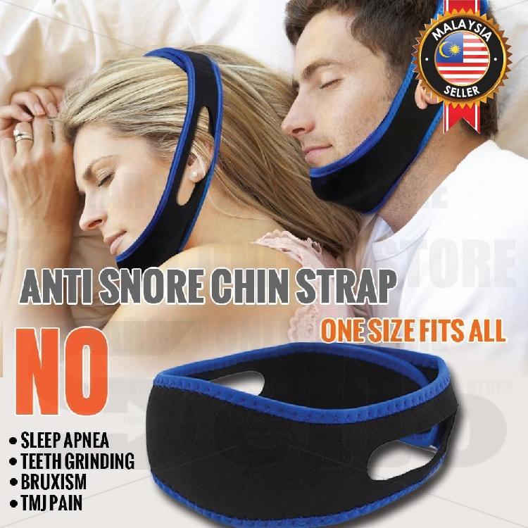 Adjustable Stop Snoring Chin Strap Anti Snore Belt Apnea Stopper ...