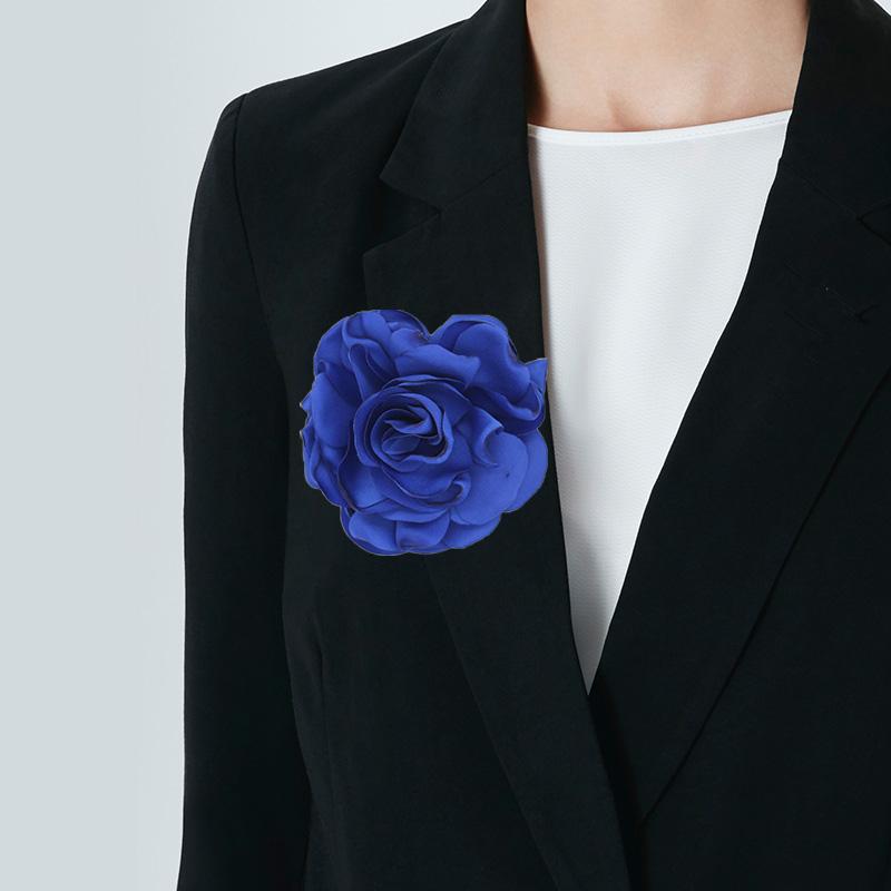 Large Rose Flower Brooches Women Colorful Cloth Fabric Flora - TikTok ...