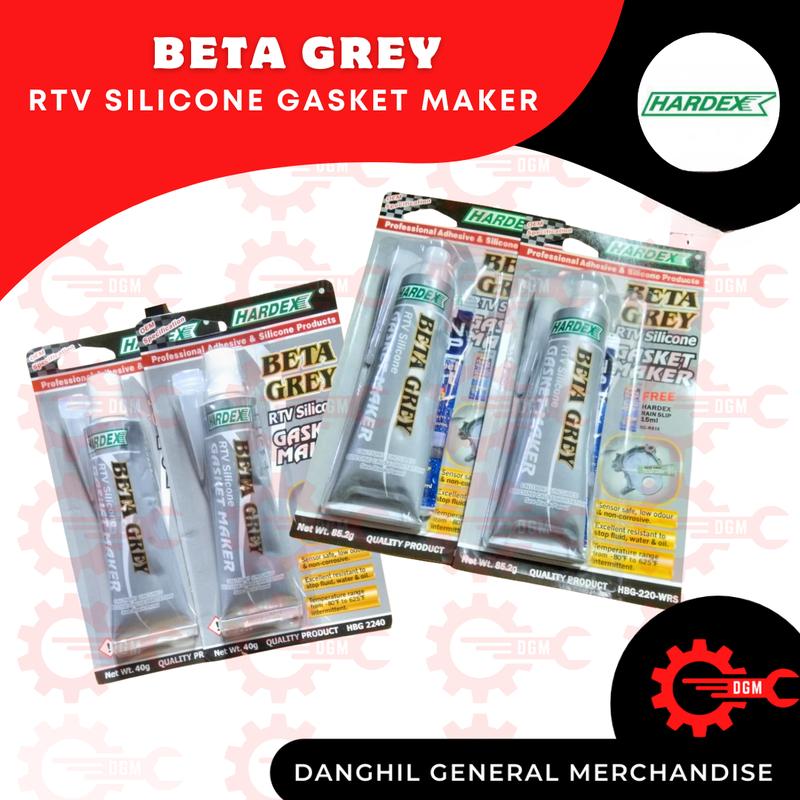 Hardex Beta Grey RTV Silicon Gasket Maker - TikTok Shop Philippines