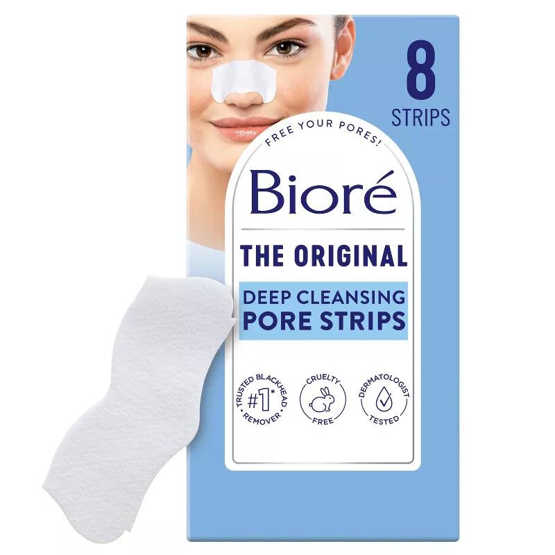 Biore Deep Cleansing Pore Strips, Original, Blackhead Remove - TikTok Shop