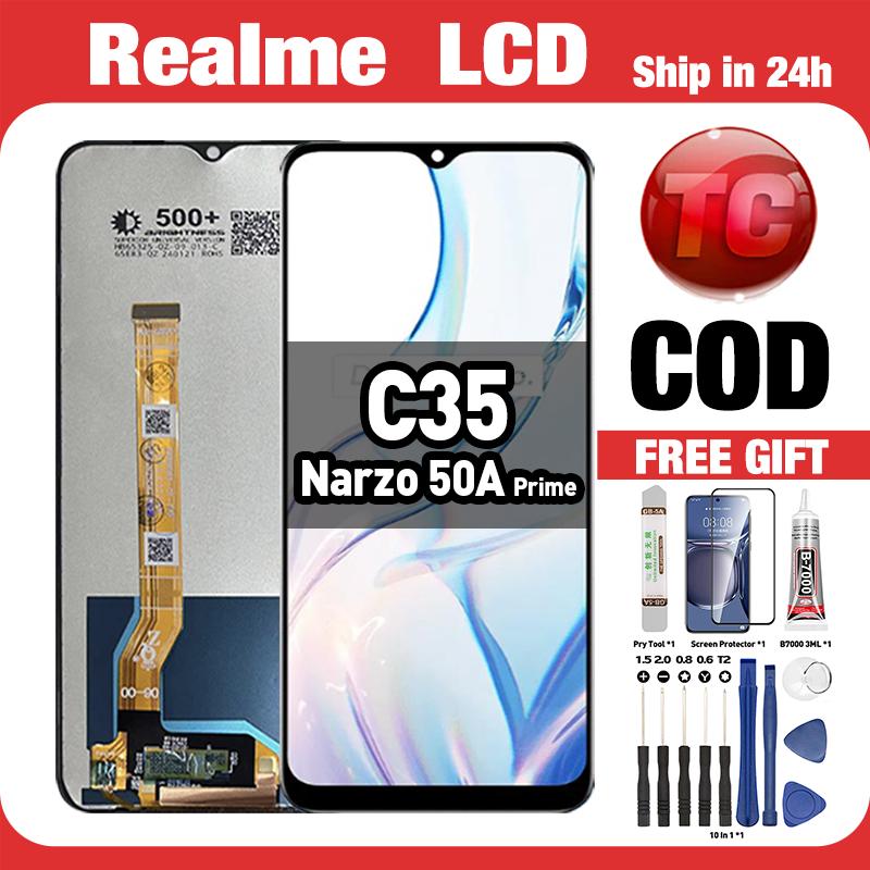 LCD ReaLME C35/ Narzo 50A Prime Compatible For Original Glas - TikTok ...