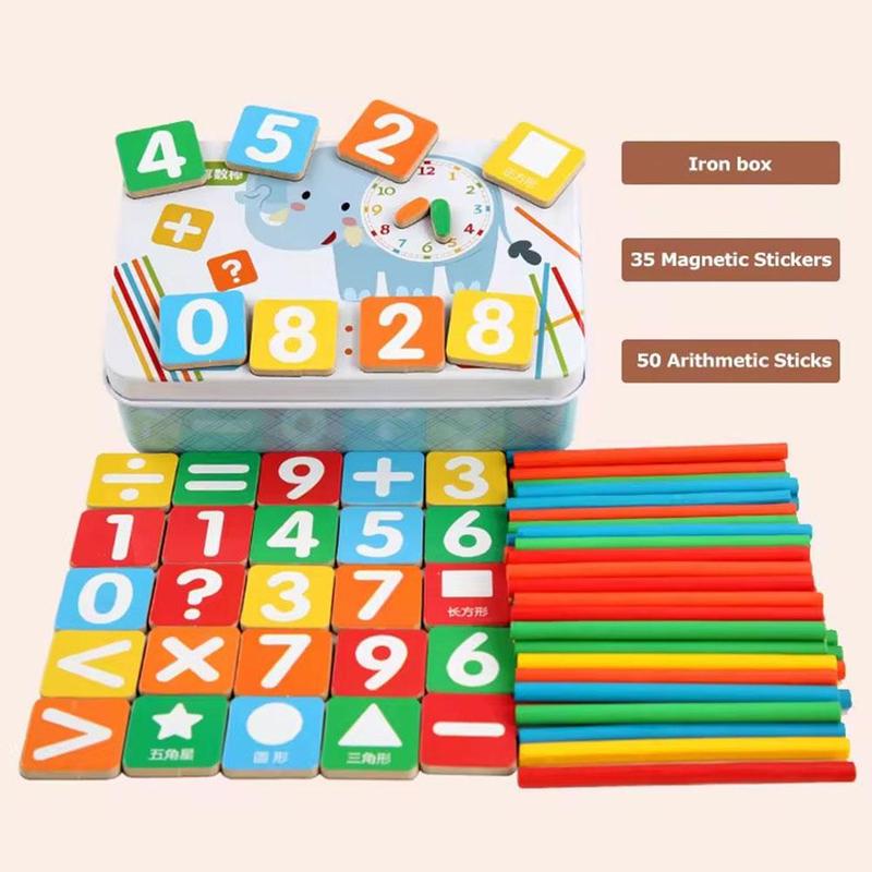 Educational Toy Counting Sticks Number And Letter Learning Learning ...