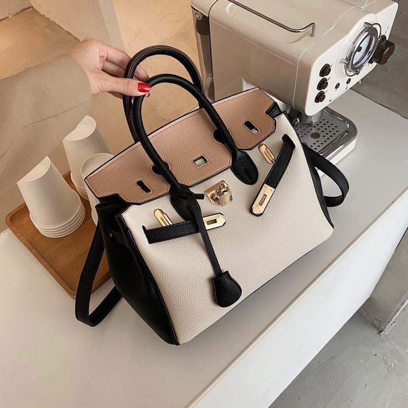 Beg Wanita, Beg Birkin Kulit Lembut, Kapasiti Besar, Beg Tangan ...