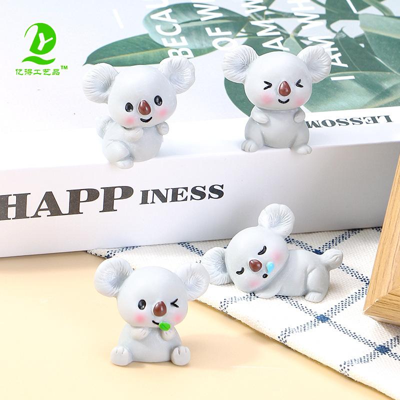 Koala Mini, Comel dan Kreatif, DIY Landskap Miniatur, Bahan Resin ...